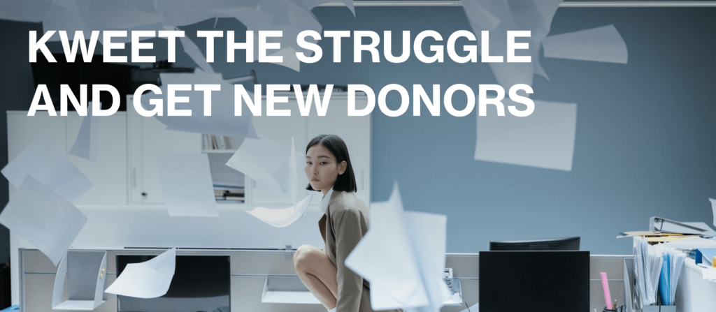 Kweet - Get new donors for your nonprofit