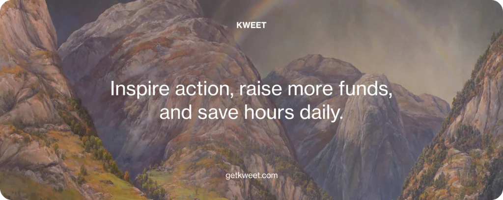 Kweet - Get new donors for your nonprofit